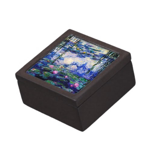 Claude Monet-Water-Lilies Jewelry Box | Zazzle