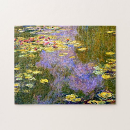 Claude Monet: Water Lilies Jigsaw Puzzle | Zazzle.com Claude Monet: Water Lilies Jigsaw Puzzle | Zazzle.com