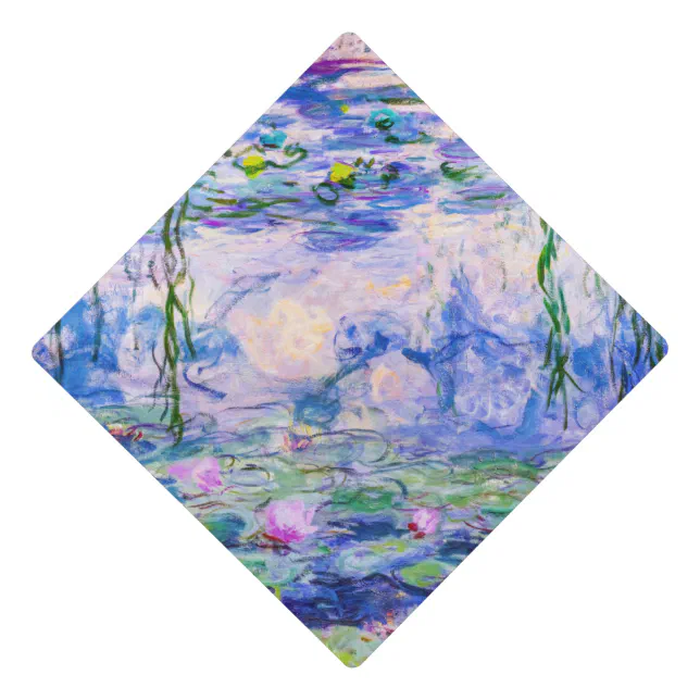 Claude Monet - Water Lilies / Nympheas 1919 Graduation Cap Topper | Zazzle