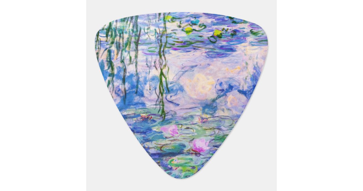 Claude Monet - Water Lilies / Nympheas 1919 Guitar Pick | Zazzle