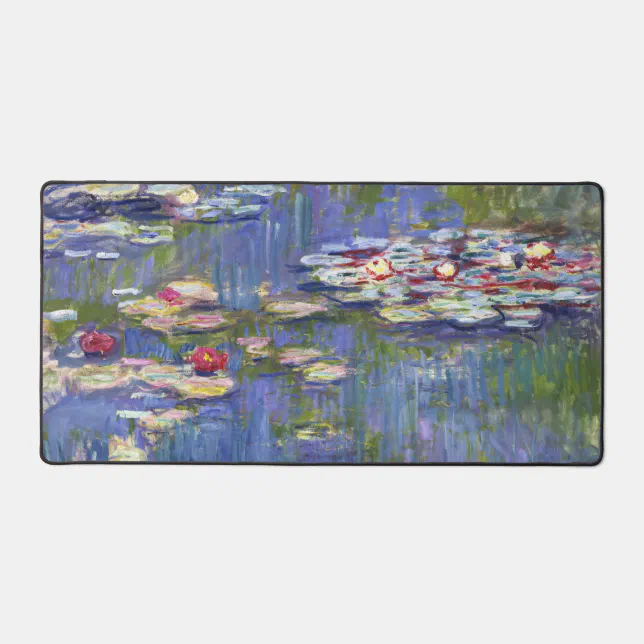 Claude Monet - Water Lilies / Nympheas Desk Mat | Zazzle