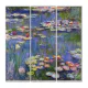 Claude Monet - Water Lilies / Nympheas Triptych | Zazzle