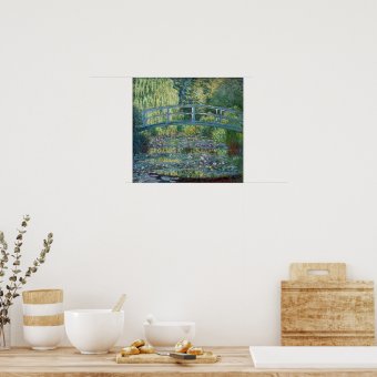 Claude Monet - Water Lily pond, Green Harmony Poster | Zazzle