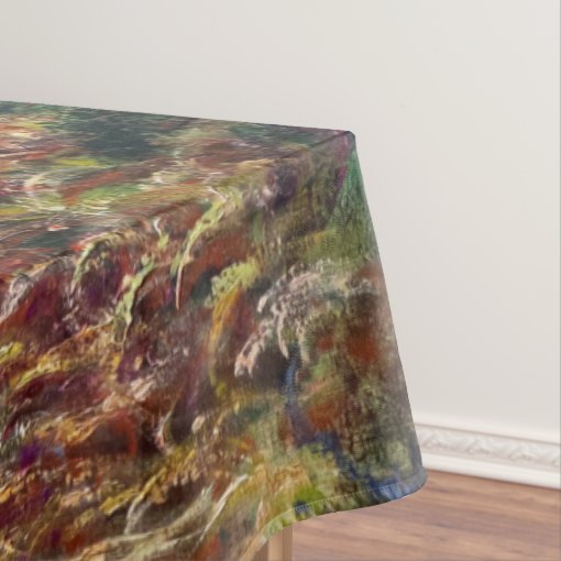 Claude Monet - Water Lily pond, Pink Harmony Tablecloth | Zazzle