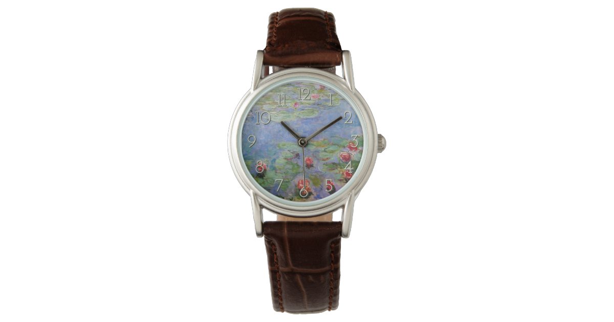 Claude Monet's Water Lilies Watch | Zazzle