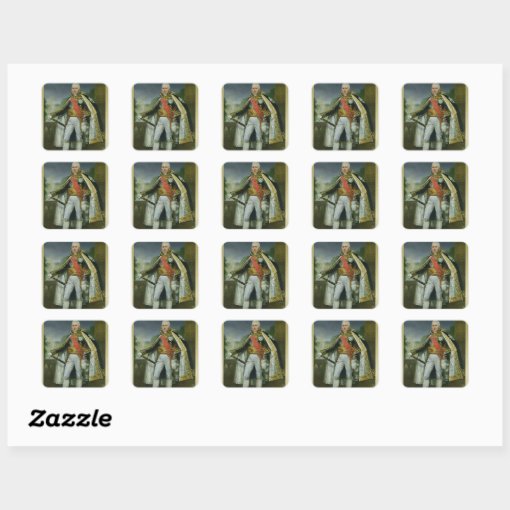 Claude Victor Perrin Square Sticker | Zazzle