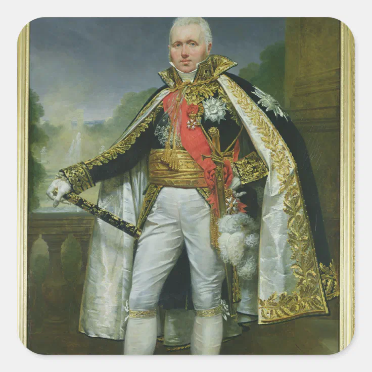 Claude Victor Perrin Square Sticker | Zazzle