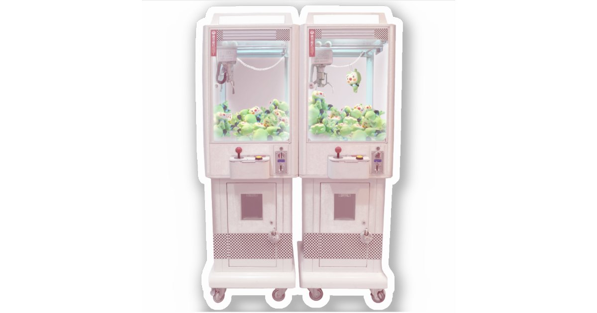Claw Machine Sticker | Zazzle
