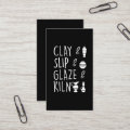 Clay Slip Glaze Kiln Pottery Ceramic Business Card | Zazzle