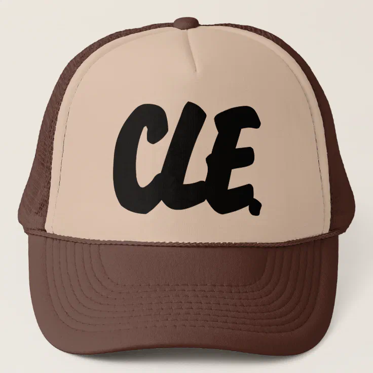 CLE Letters Trucker Hat | Zazzle