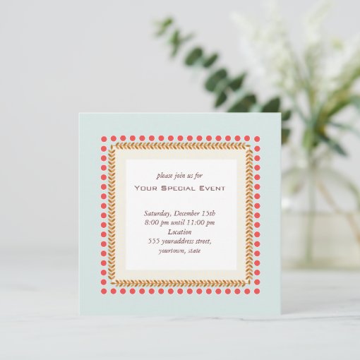 Clean and Elegant Invitation | Zazzle