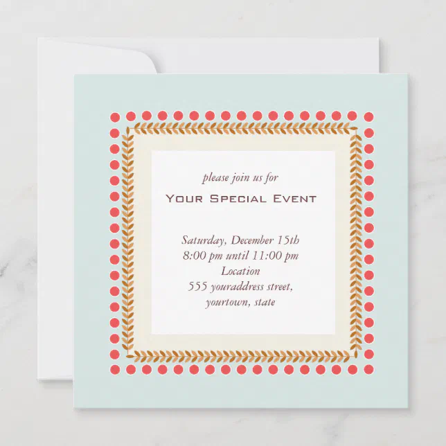 Clean and Elegant Invitation | Zazzle