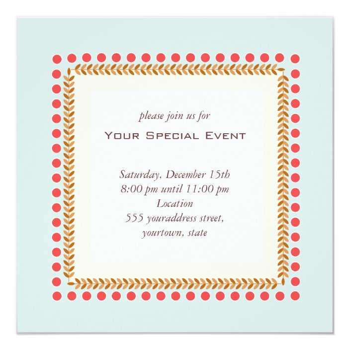 Clean and Elegant Invitation | Zazzle.com