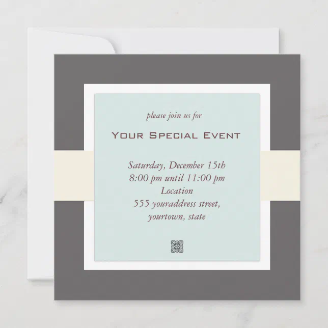 Clean and Simple Business Event Invitation | Zazzle
