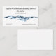 Clean Blue Water Splash Business Card | Zazzle