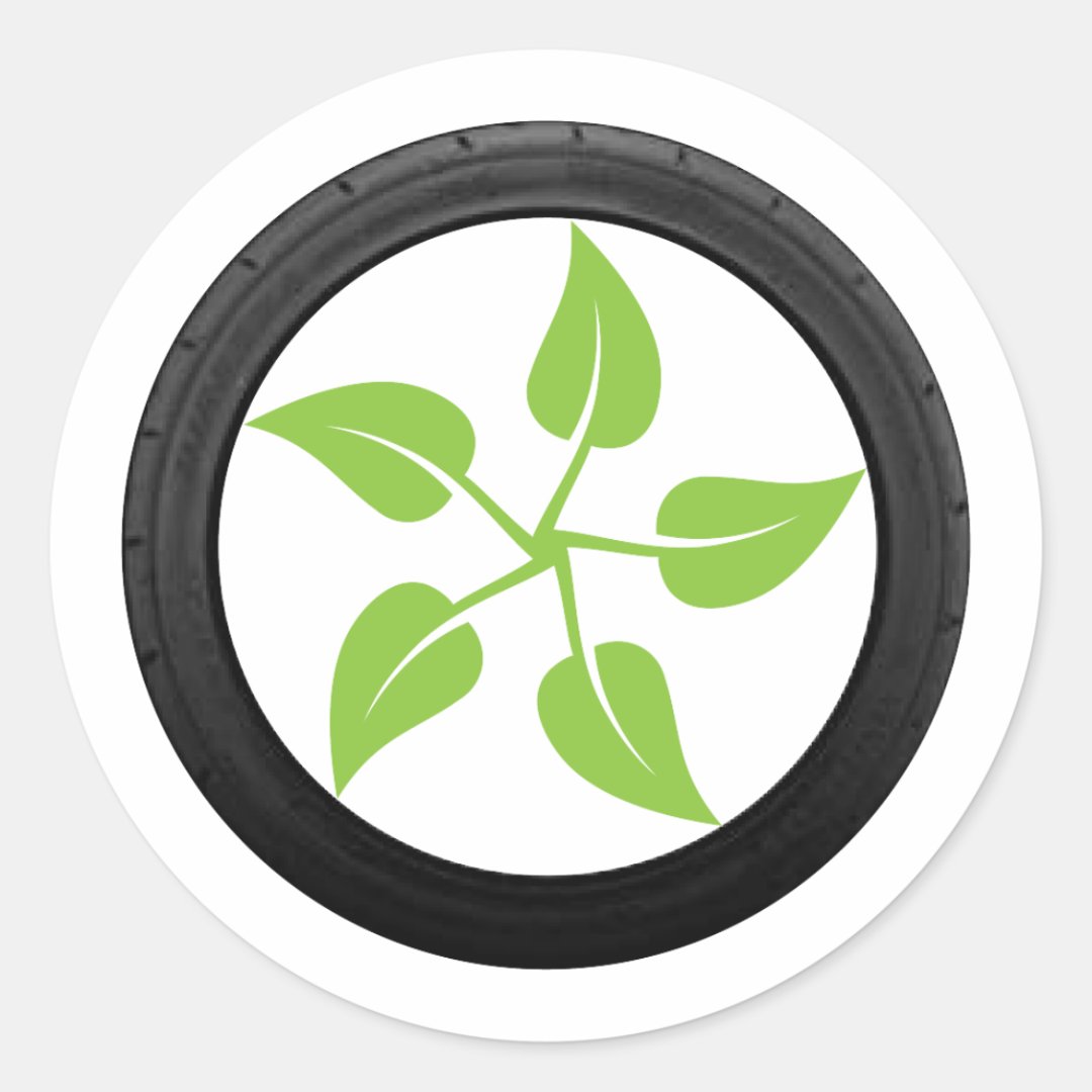 Clean Green Power - Electric Car Classic Round Sticker | Zazzle