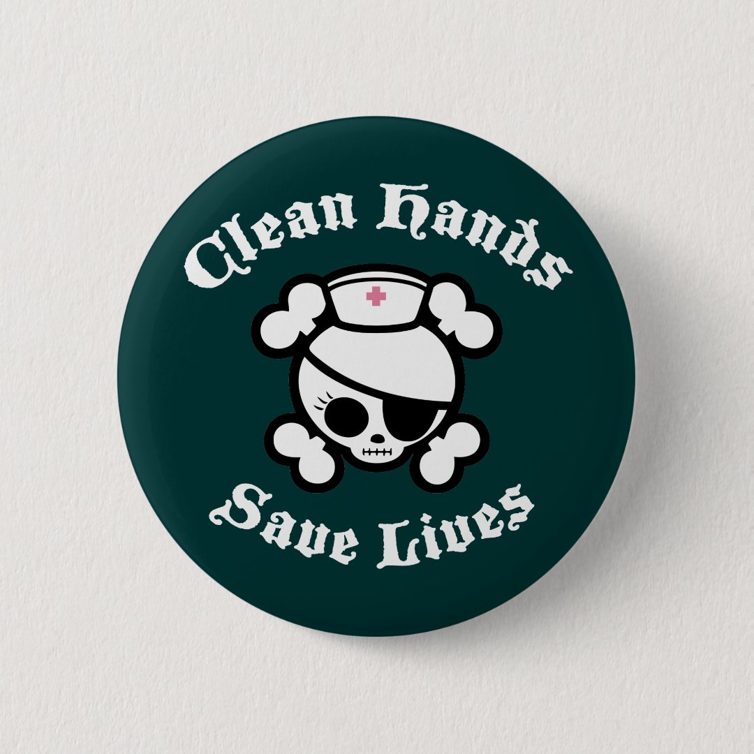 Clean Hands Save Lives Button | Zazzle