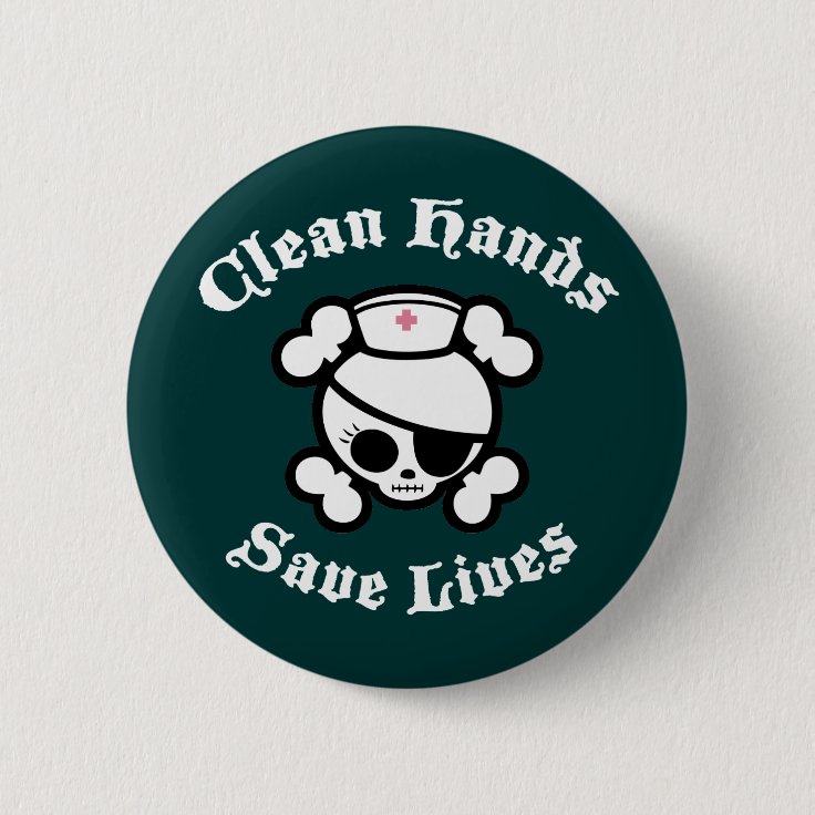 Clean Hands Save Lives Button | Zazzle