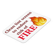 Clean Lint Screen Magnet | Zazzle