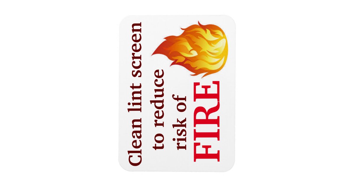 Clean Lint Screen Magnet | Zazzle
