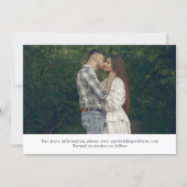 Clean Modern Initials Photos QR Code Save the Date | Zazzle