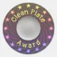 Clean plate award classic round sticker | Zazzle