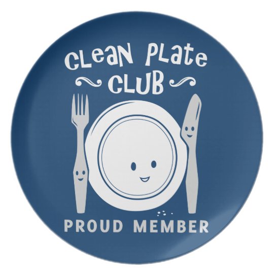 Clean Plate Club | Zazzle.com