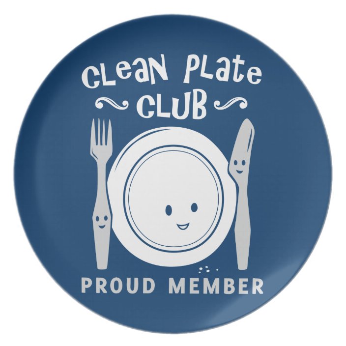 Clean Plate Club | Zazzle.com