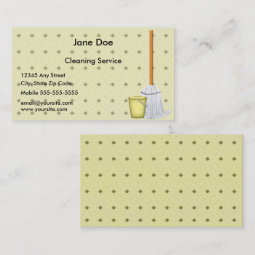 Clean Up Business Card | Zazzle