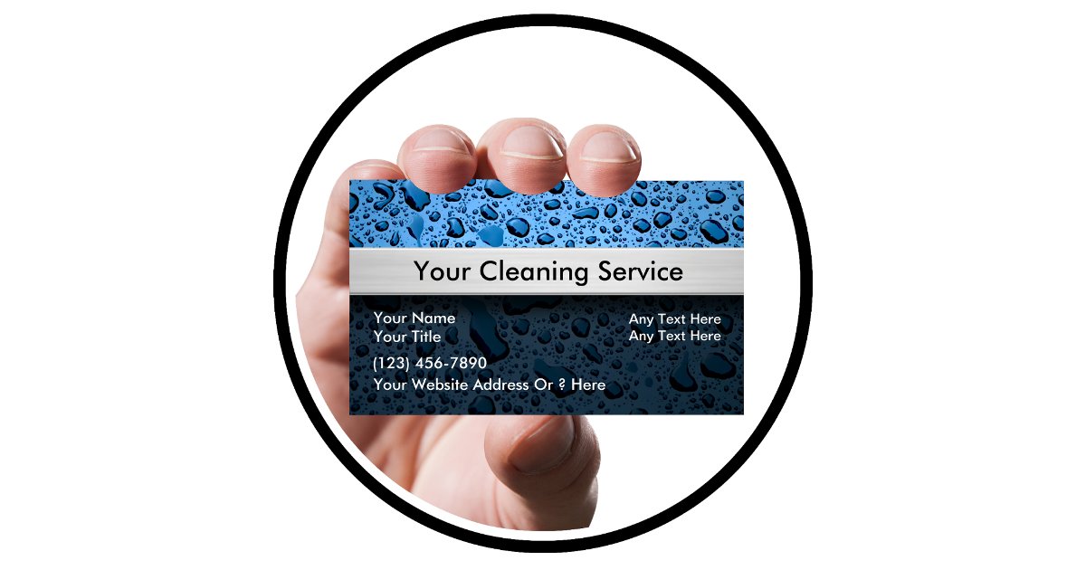 Cleaning Service Business Cards | Zazzle