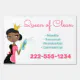 Cleaning Service Ethnic Female Maid Logo Sign | Zazzle