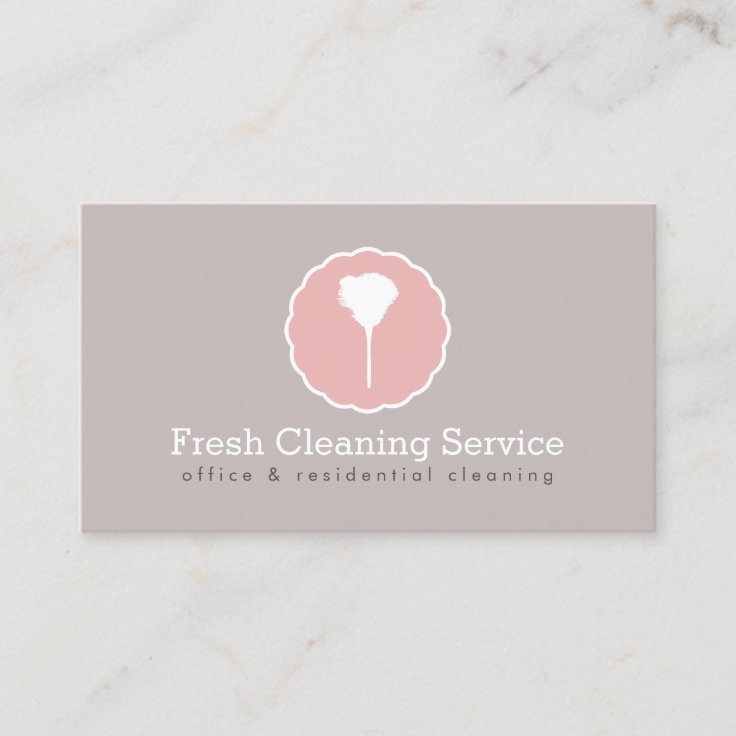 Cleaning Service, Housekeeper Vintage Style Business Card | Zazzle