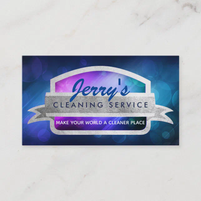 Cleaning Service Slogans Business Cards | Zazzle