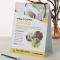 Cleaning Services Custom Table Tent Sign | Zazzle