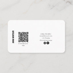 Cleaning Services Maid Illustration Minimalist Business Card | Zazzle