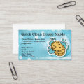 Cleaning Services | Sponge Soap Illustration Business Card | Zazzle