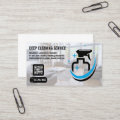 Cleaning Services | Spray Bottle | QR Code Business Card | Zazzle