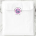 Clear Business Logo Custom Mailing Address Label | Zazzle