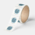Clear Business Logo Custom Mailing Address Label | Zazzle