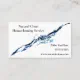 Clear Clean Blue Water Splash 2 Business Card | Zazzle