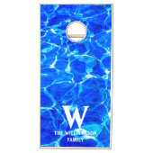 Clear Fresh Blue Water Cornhole Set | Zazzle