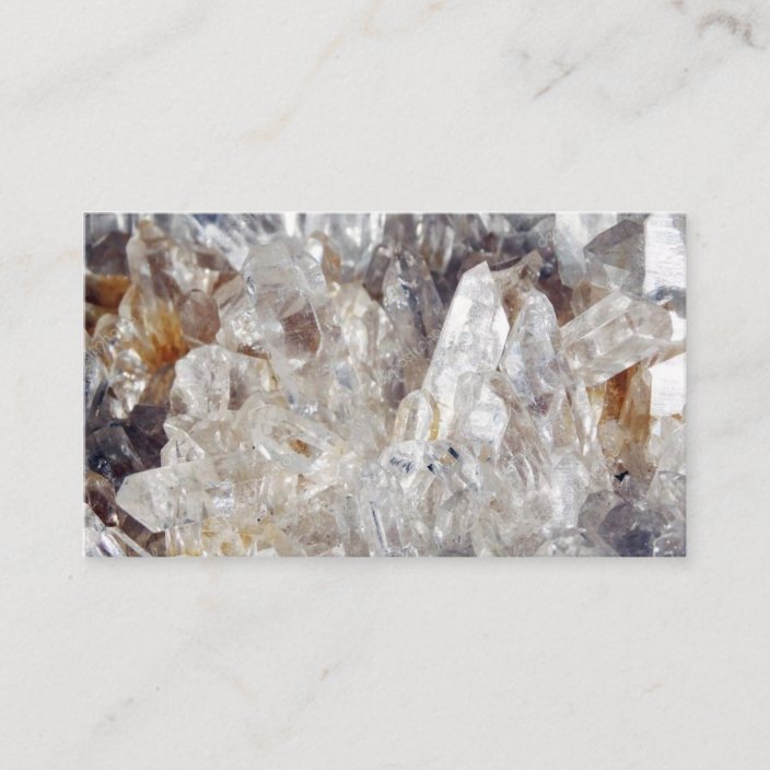 Clear Quartz Crystal Business Cards | Zazzle