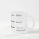clear shhhh mug | Zazzle