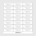 Clear Transparent Return Address Labels | Zazzle