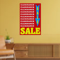 CLEARANCE SALE - RETAIL POSTER SIGN | Zazzle