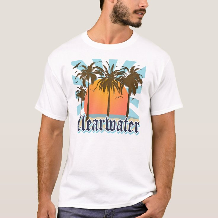 Clearwater Beach Florida FLA T-Shirt | Zazzle