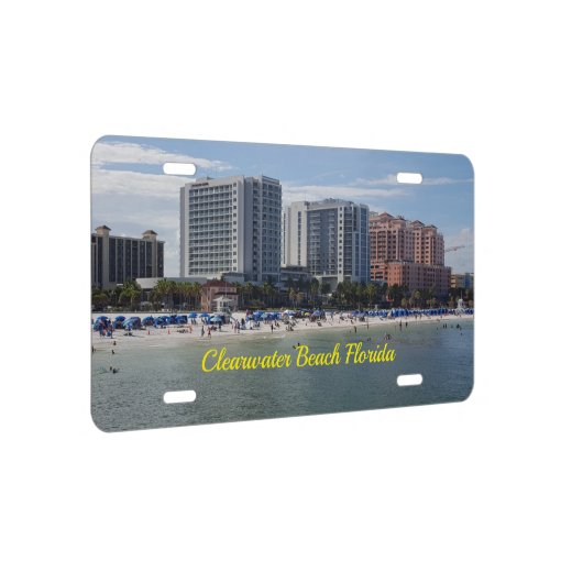 Clearwater Beach License Plate | Zazzle