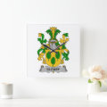 Cleary Family Crest Square Wall Clock | Zazzle