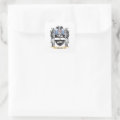 Clegg Coat of Arms - Family Crest Square Sticker | Zazzle