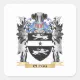 Clegg Coat of Arms - Family Crest Square Sticker | Zazzle